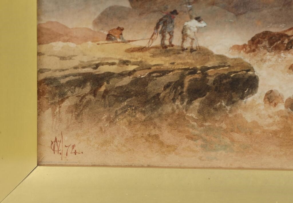 Edward William Cooke | Walter Cooke England Ship Watercolor Painting ...