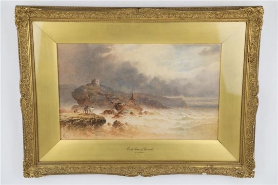 Edward William Cooke | Walter Cooke England Ship Watercolor Painting ...