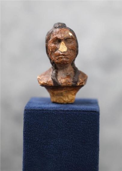 Charles Marion Russell | Charles M Russell Piegan Brave Plaster Model ...