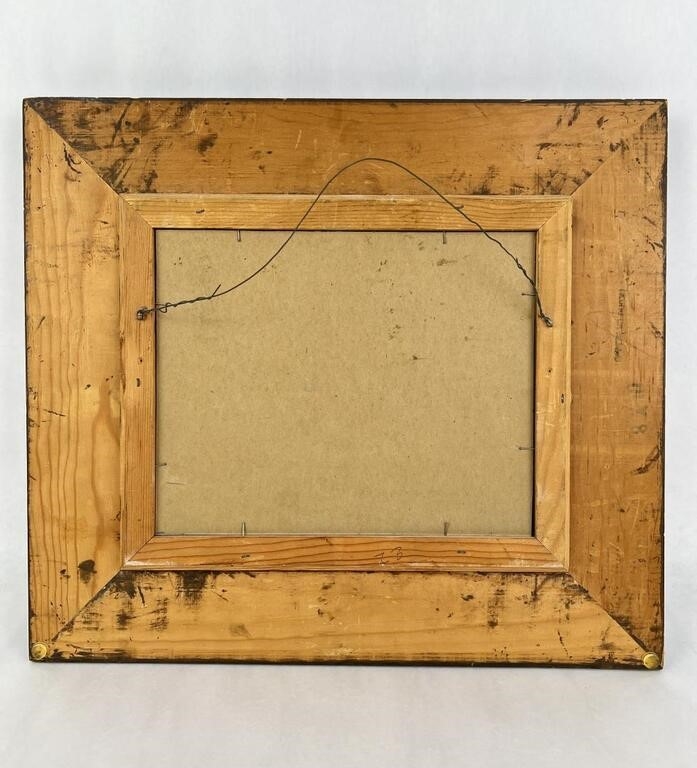 Miles Rodda | Miles Rodda Montana Indian Oil on Board Painting | MutualArt