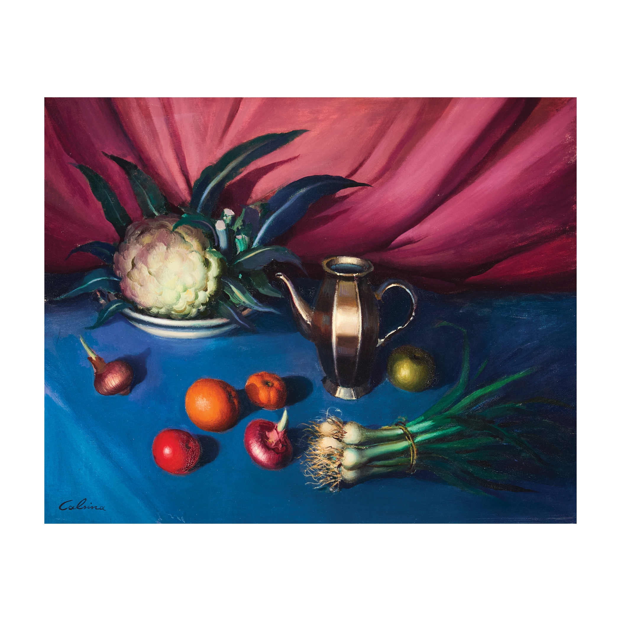 Ramon Calsina | Bodegón de verduras | MutualArt