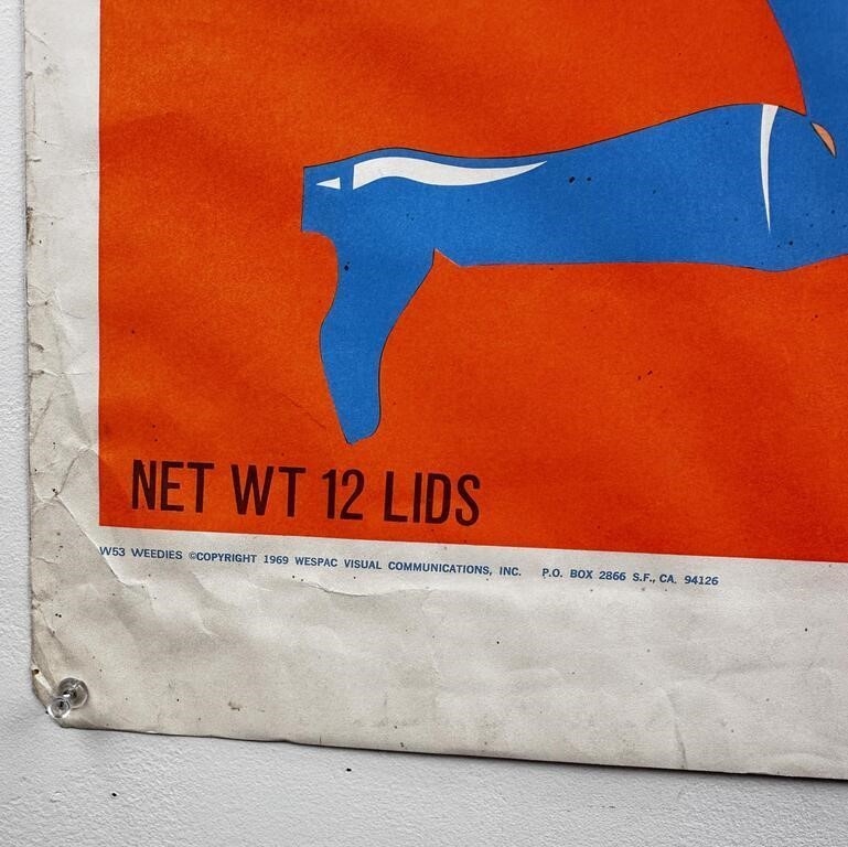Denny Dent | 1969 Dennis Dent Weedies Head Shop Poster (1969) | MutualArt