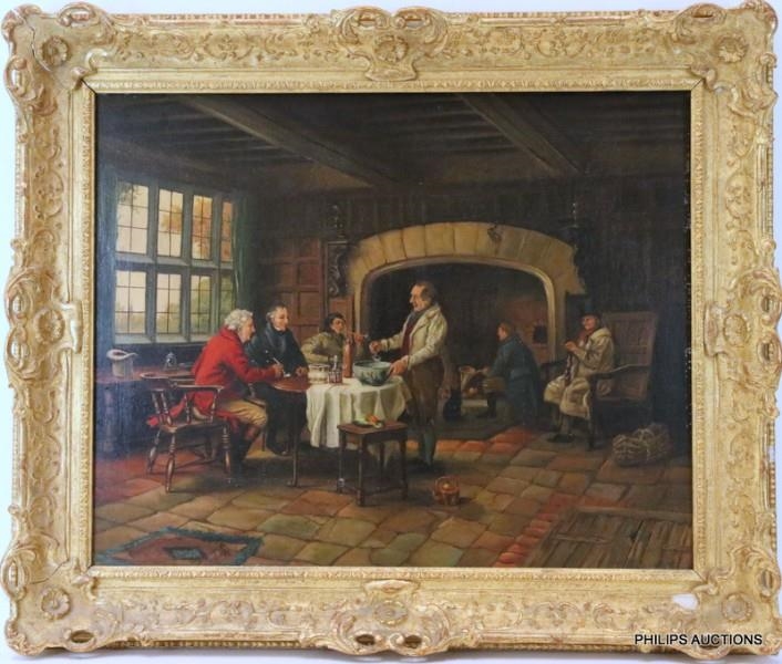 John Arthur Lomax | Tavern Scene | MutualArt