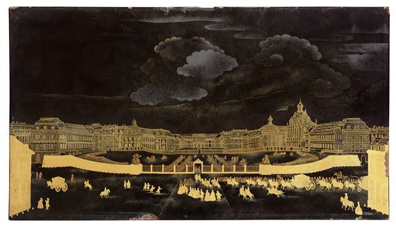 Jan Caspar Philips | A JAPANESE BLACK AND GOLD LACQUER PANEL DEPICTING ...