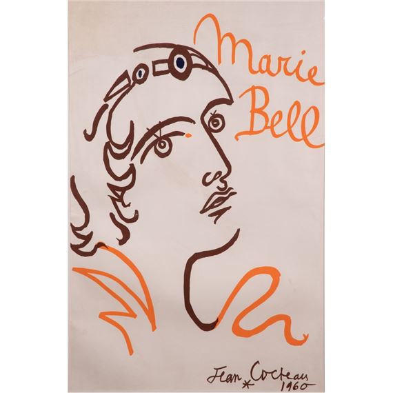 Cocteau Jean | Marie Bell Poster (1960) | Artwork performance at ...