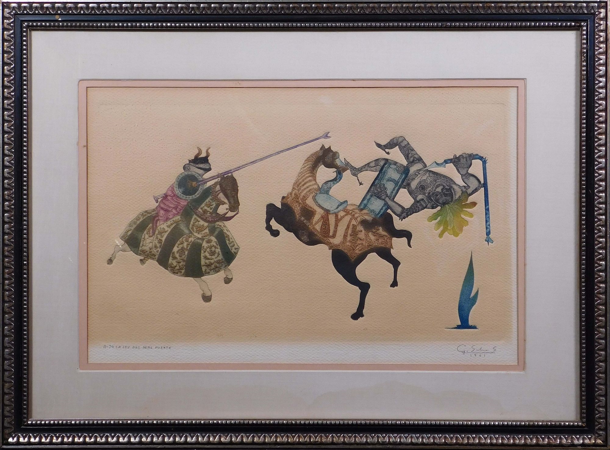 Guillermo Silva Santamaria | La ley del mas fuerte (1961) | MutualArt