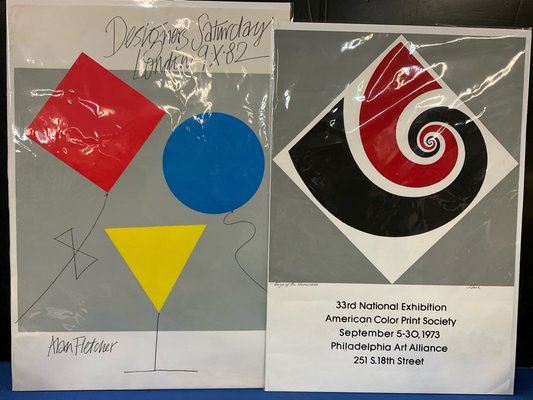 Alan Fletcher | collection of thirty-five graphic design posters ...