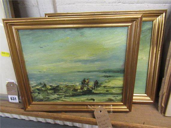 Frank Burke | PAIR OF OILS BY FRANK BIRKE | MutualArt