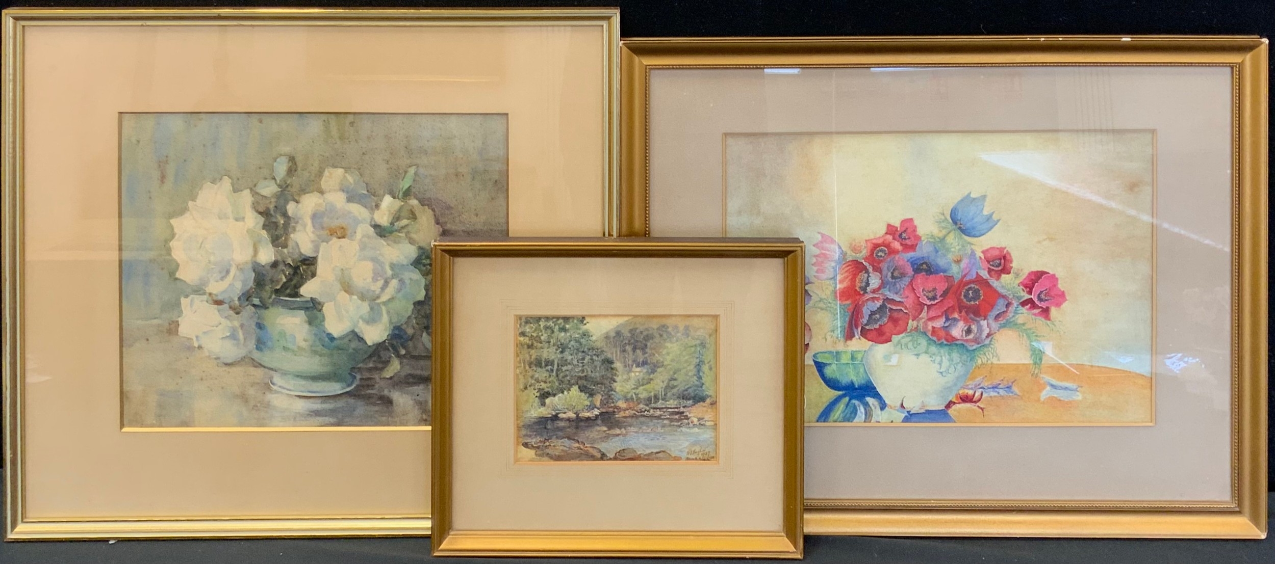 Harry Bennett | Still life Poppies (1940) | MutualArt