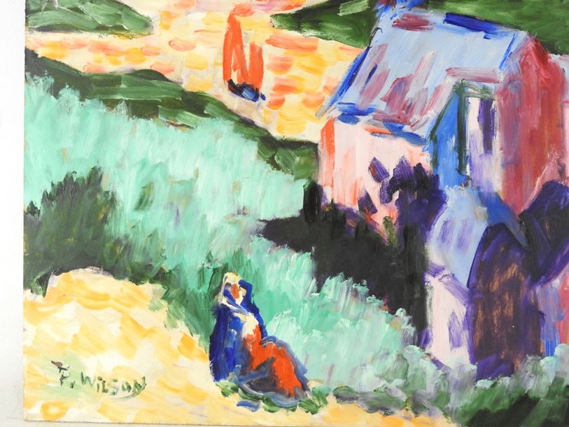 F. Wilson | Brittany at sunset | MutualArt