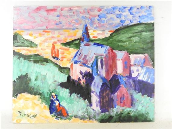F. Wilson | Brittany at sunset | MutualArt