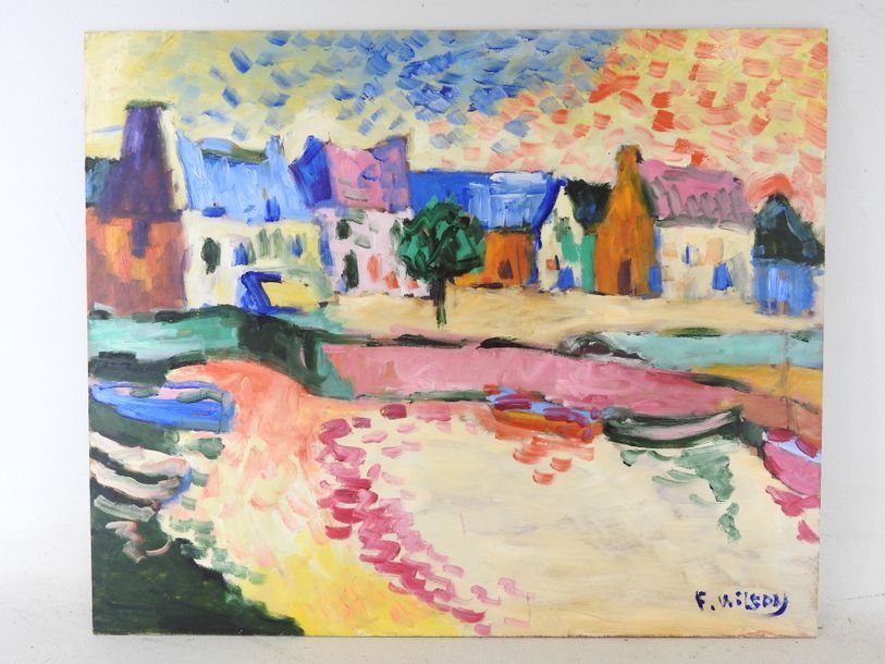 F. Wilson | Brittany landscape. Oil... - Lot | MutualArt