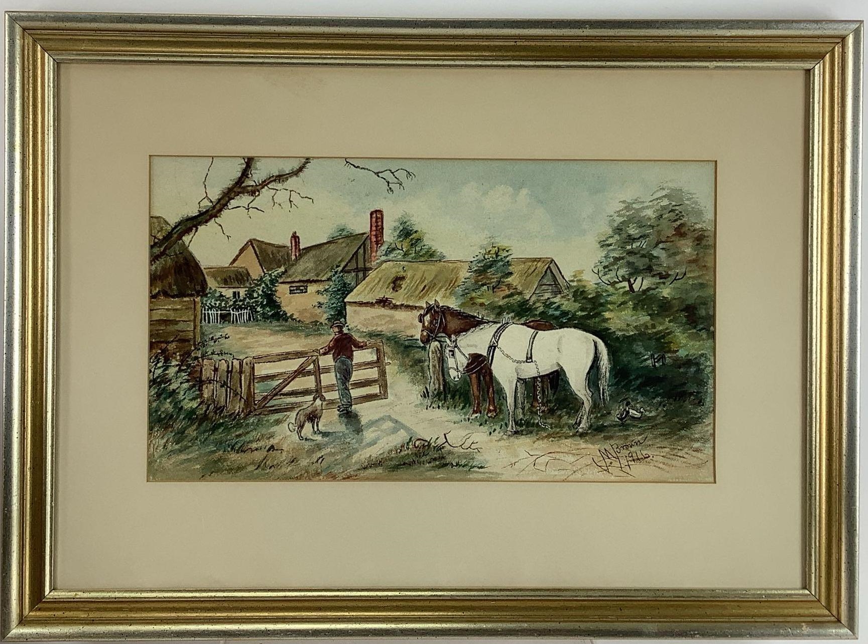 M. Brown | In the manner of British artist Etty Horton (1882-1905 (1916 ...
