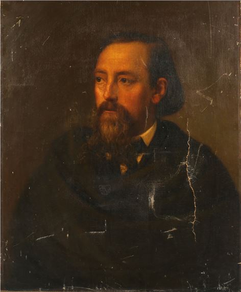August Riedel | portrait (1871) | MutualArt