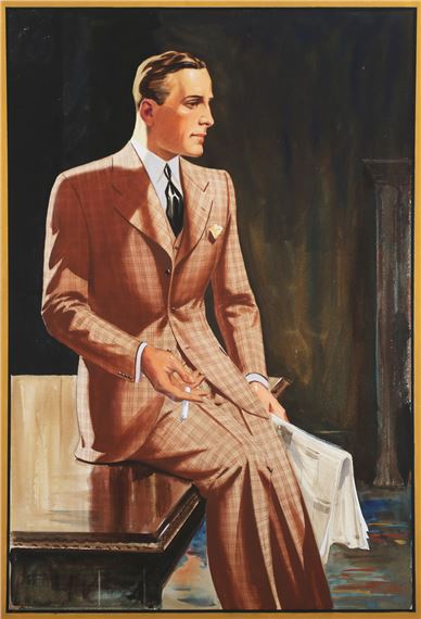 Nat Long | 20th century gouache on card (Mid 20th Century) | MutualArt