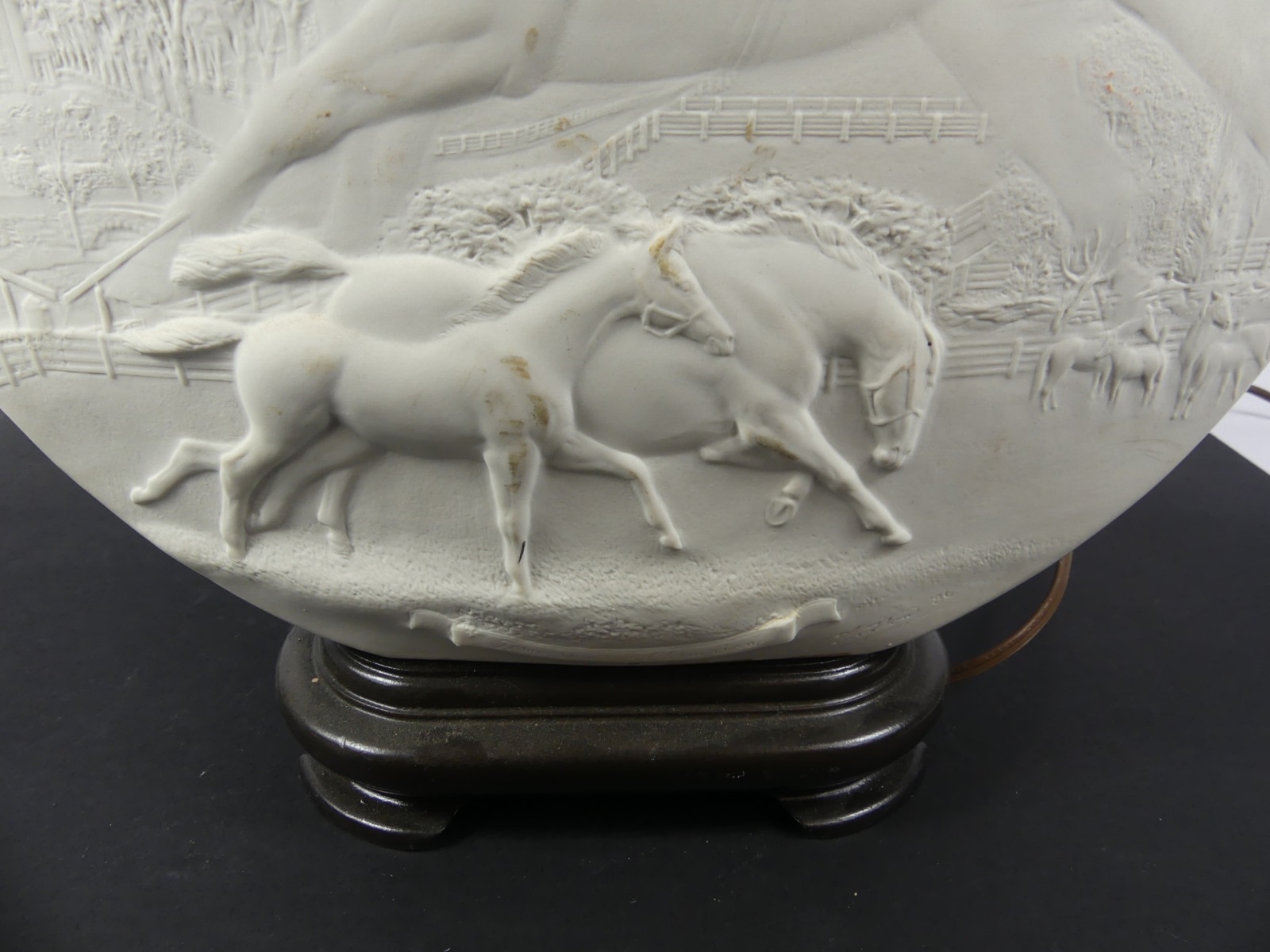 George Claxton | equine porcelain vase depicting horses | MutualArt