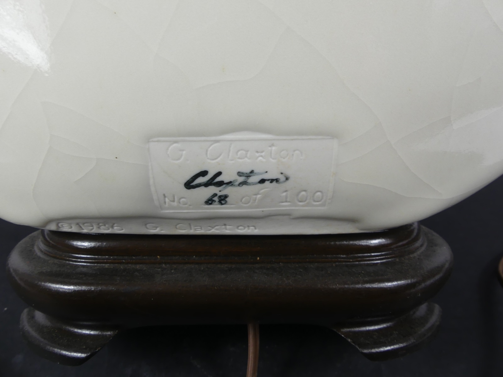 George Claxton | equine porcelain vase depicting horses | MutualArt