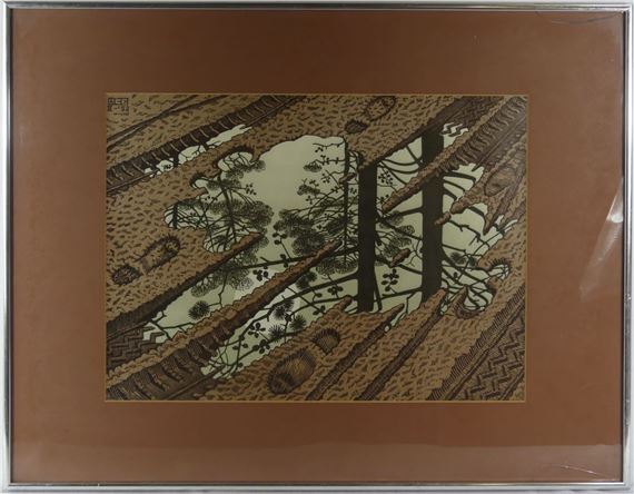 Maurits Cornelis Escher | PUDDLE (1952) | MutualArt