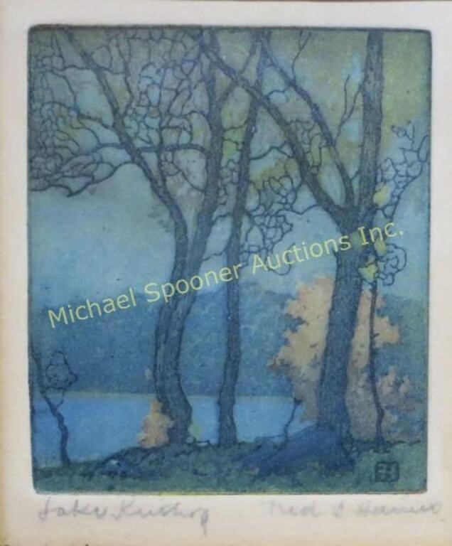 Frederick S. Haines | FRED STANLEY HAINES - ETCHING IN COLOUR | MutualArt