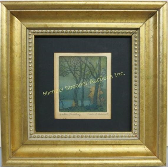 Frederick S. Haines | FRED STANLEY HAINES - ETCHING IN COLOUR | MutualArt
