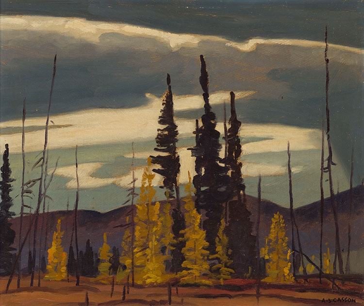 Alfred Joseph Casson | Driftwood, Clarendon Lake | MutualArt