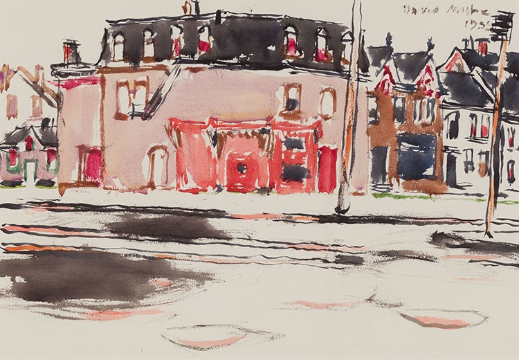 David B. Milne | Reflections I, Boston Corners, NY / Slate Hill and ...