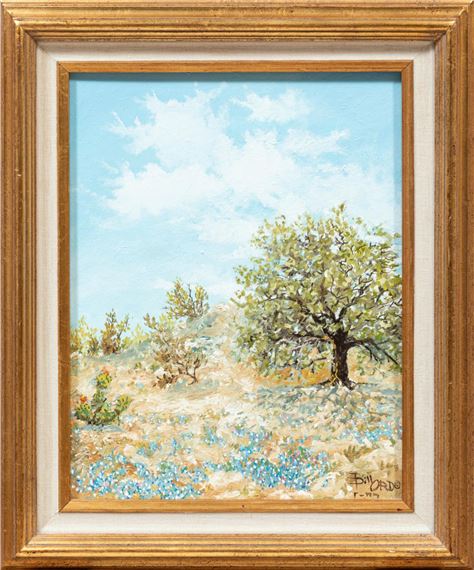 William Ord | Texas Landscape with Bluebonnets | MutualArt