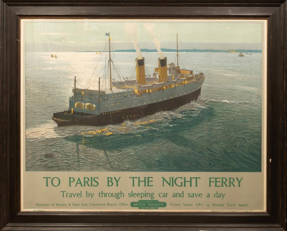 Walter Thomas | Paris by Night Ferry | MutualArt