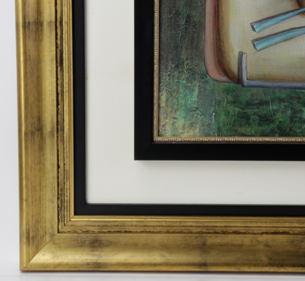 Kenneth Moore | Abstract Figure, Oil on Canvas | MutualArt