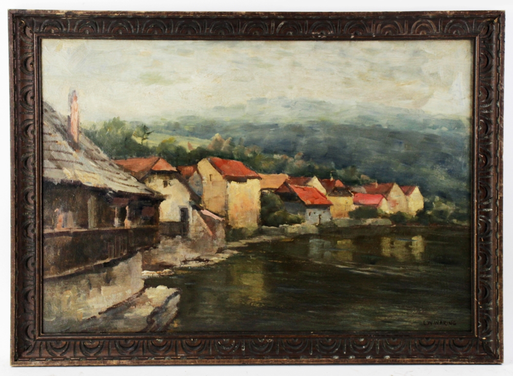 Laura Wheeler Waring | Landscape with River (1887) | MutualArt