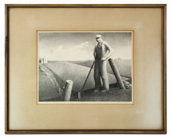 Grant Wood | In The Spring (1939) | MutualArt