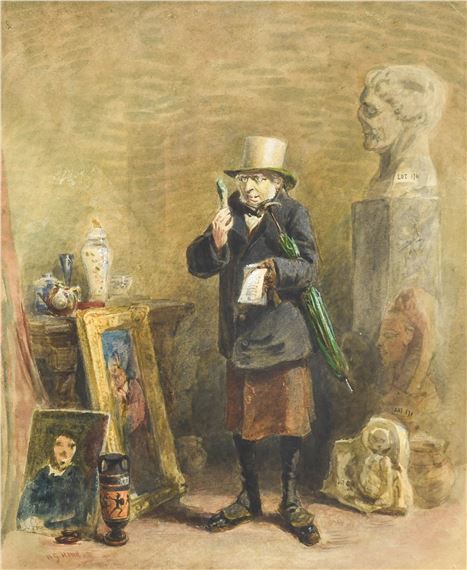 Henry George Hine | At the Auction House | MutualArt