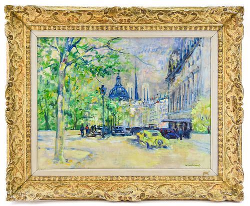 Luigi Corbellini | Original cityscape oil painting on canvas by listed ...