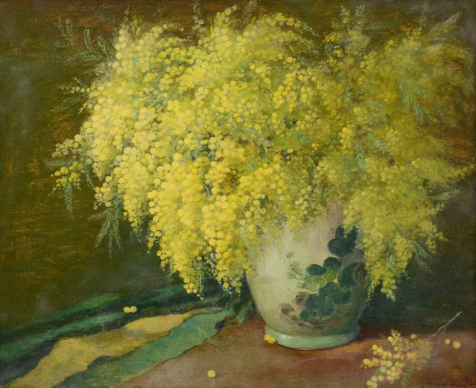 Telesforo Franchino | Woman on the Steps (20th Century) | MutualArt