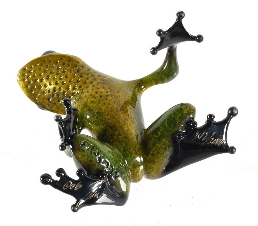 Tim Cotterill | FROGMAN Tim Cotterill Bronze Frog Gem (2006) | MutualArt