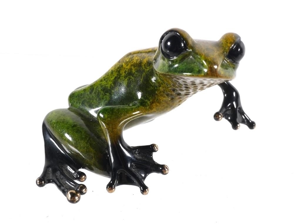 Tim Cotterill | FROGMAN Tim Cotterill Bronze Frog Gem (2006) | MutualArt