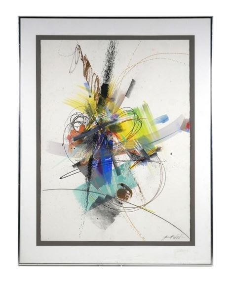 James Hendricks | JAMES HENDRICKS Abstract Lithograph (1983) | MutualArt