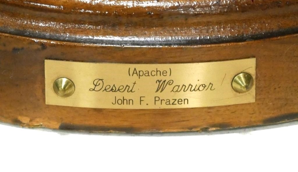 Richard Prazen | RICHARD PRAZEN Bronze Indian Sculpture | MutualArt