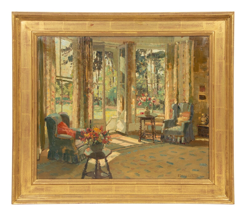 Herbert Davis Richter | Intérieur aux fleurs | MutualArt