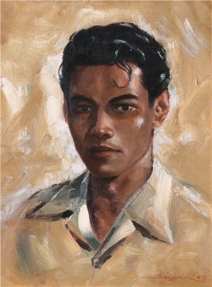 Mohammad Hoessein Enas | Self Portrait (1949) | MutualArt