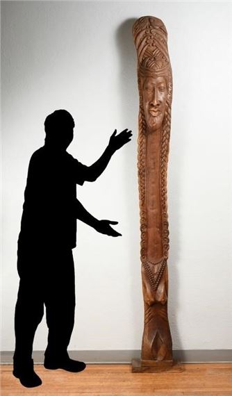 Roger Francois | LARGE ROGER FRANCOIS HAITIAN CARVING | MutualArt