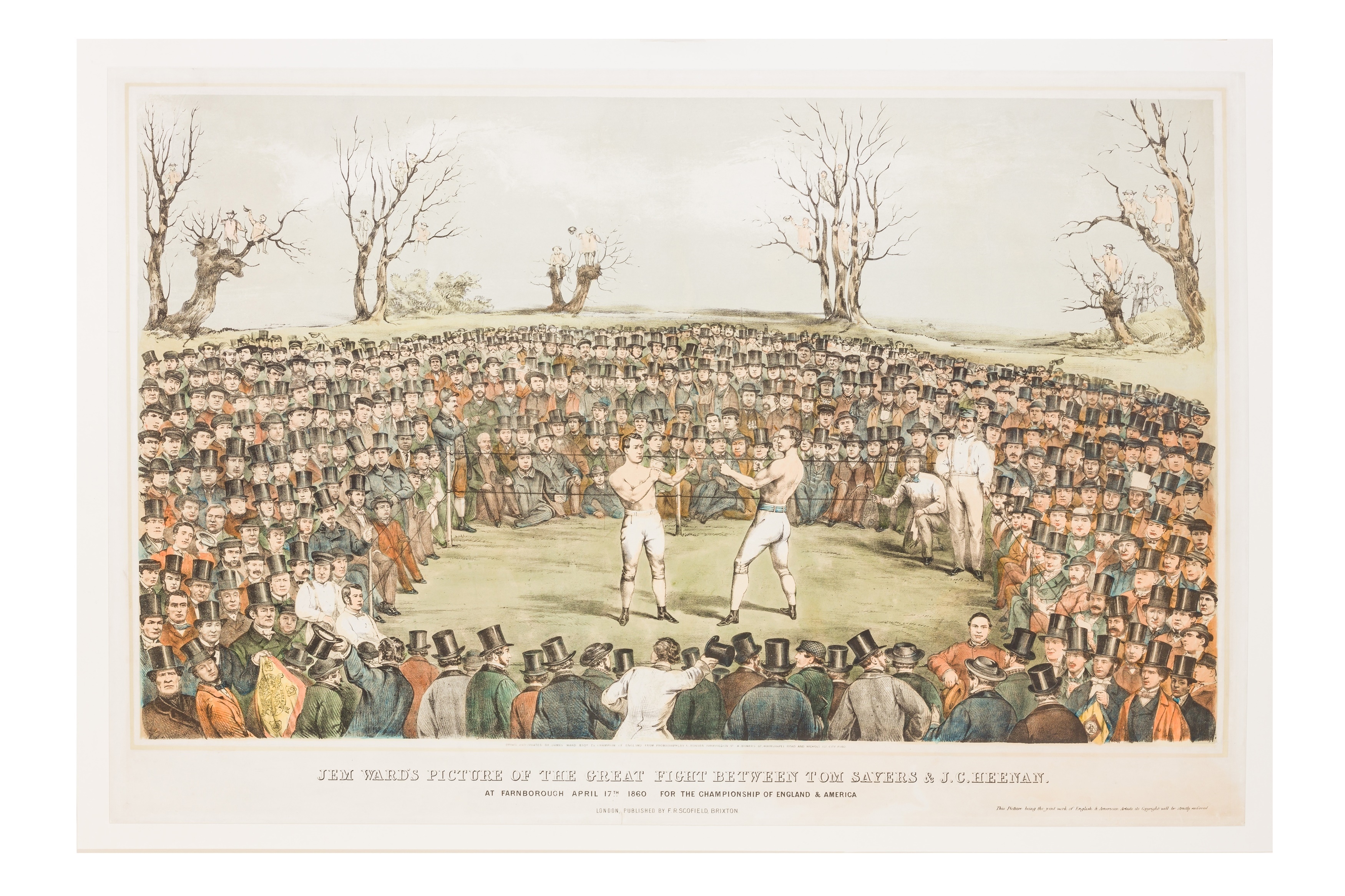 Jem Ward | Jem Ward's Picture of the Great Fight between Tom Sayers and ...