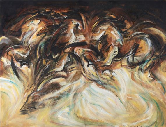 Lim Ah Cheng | Ancient Horses Series 5 (2001) | MutualArt