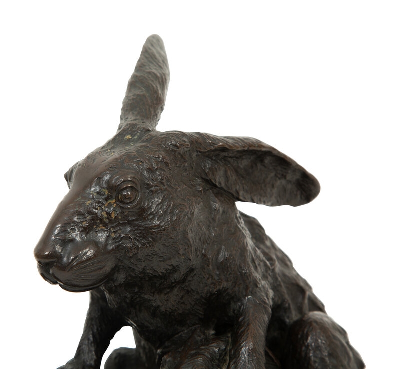 Japanese School, 19th Century | A Japanese Bronze Sculpture of Rabbits ...