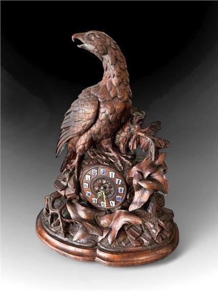 Phillips | 19TH-CENTURY BLACK FOREST CARVED EAGLE CLOCK (1872) | MutualArt