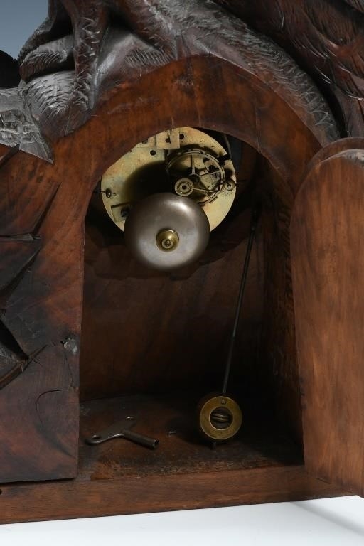 Phillips | 19TH-CENTURY BLACK FOREST CARVED EAGLE CLOCK (1872) | MutualArt