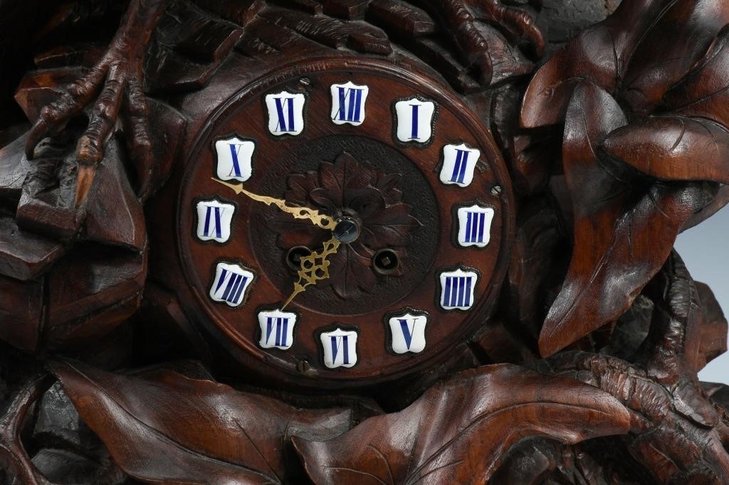 Phillips | 19TH-CENTURY BLACK FOREST CARVED EAGLE CLOCK (1872) | MutualArt
