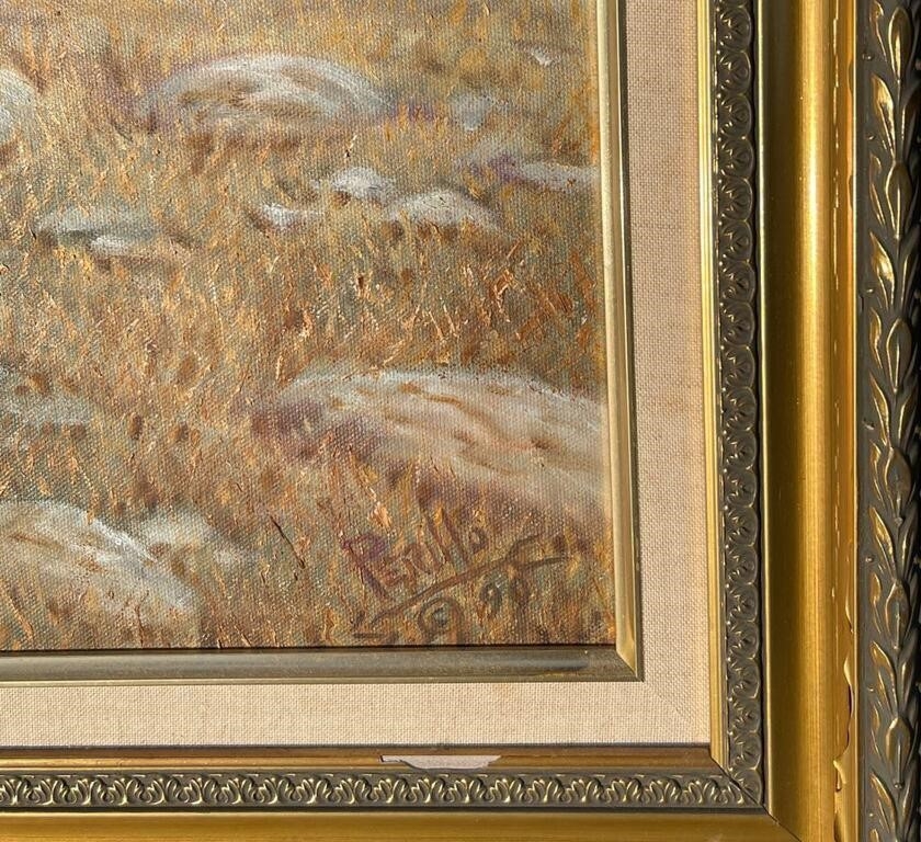 Greg Perillo | GREGORY PERILLO PAINTING NATIVE AMERICAN SPEARING (1999 ...