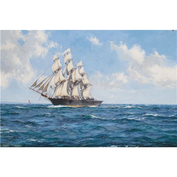 Montague Dawson | THE NEW YORK CLIPPER - CHALLENGE | MutualArt