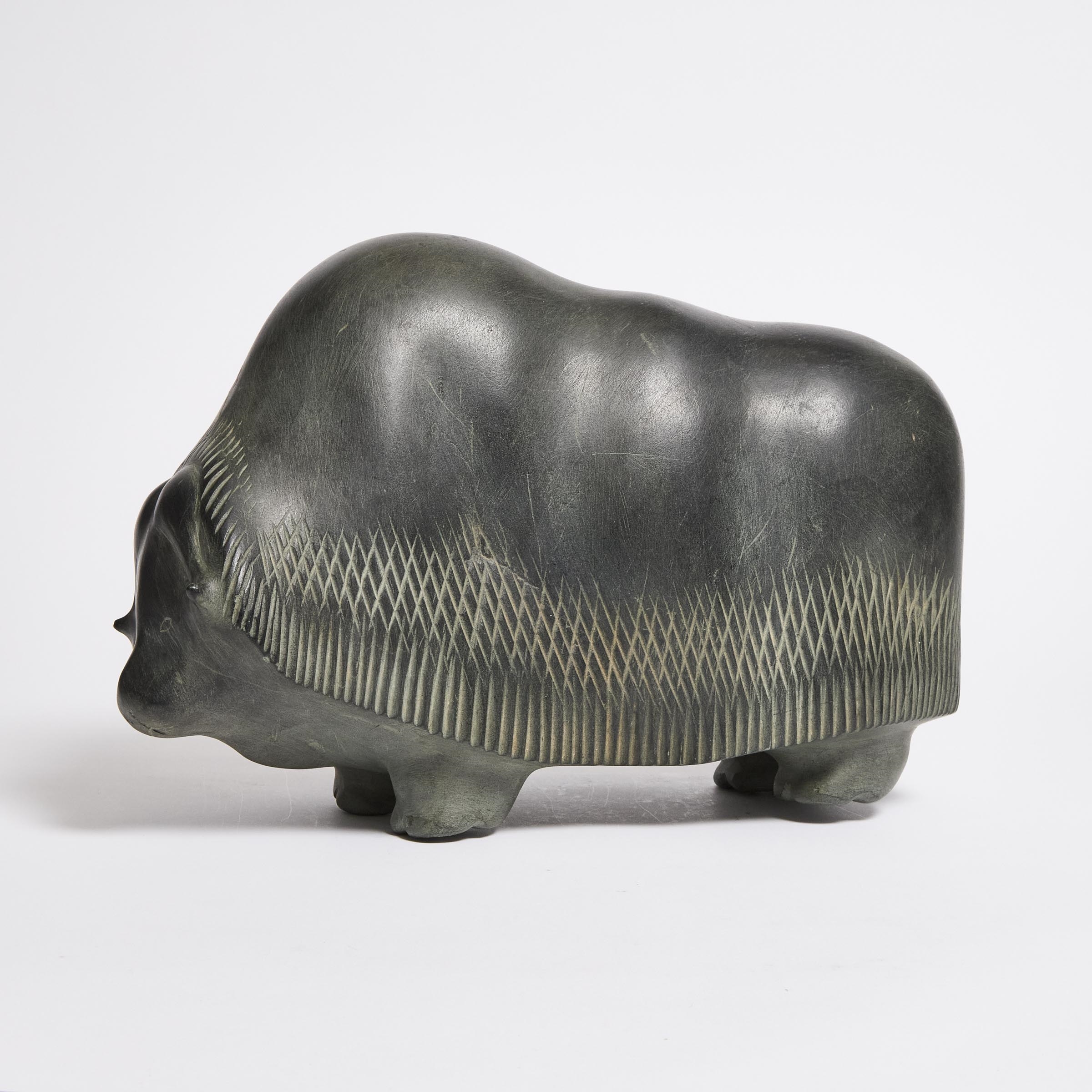 Barnabus Arnasungaaq | STRIDING MUSK OX, CA. 1970 (Circa 1970) | MutualArt